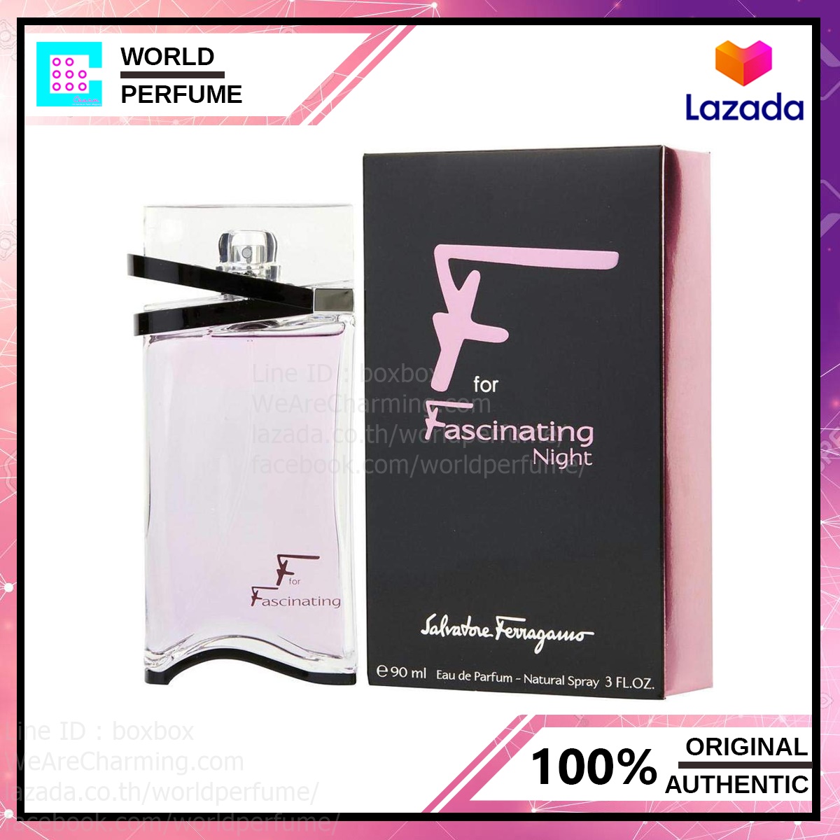 Salvatore Ferragamo F For Fascinating Night EDP 50 ml., 90 ml ...