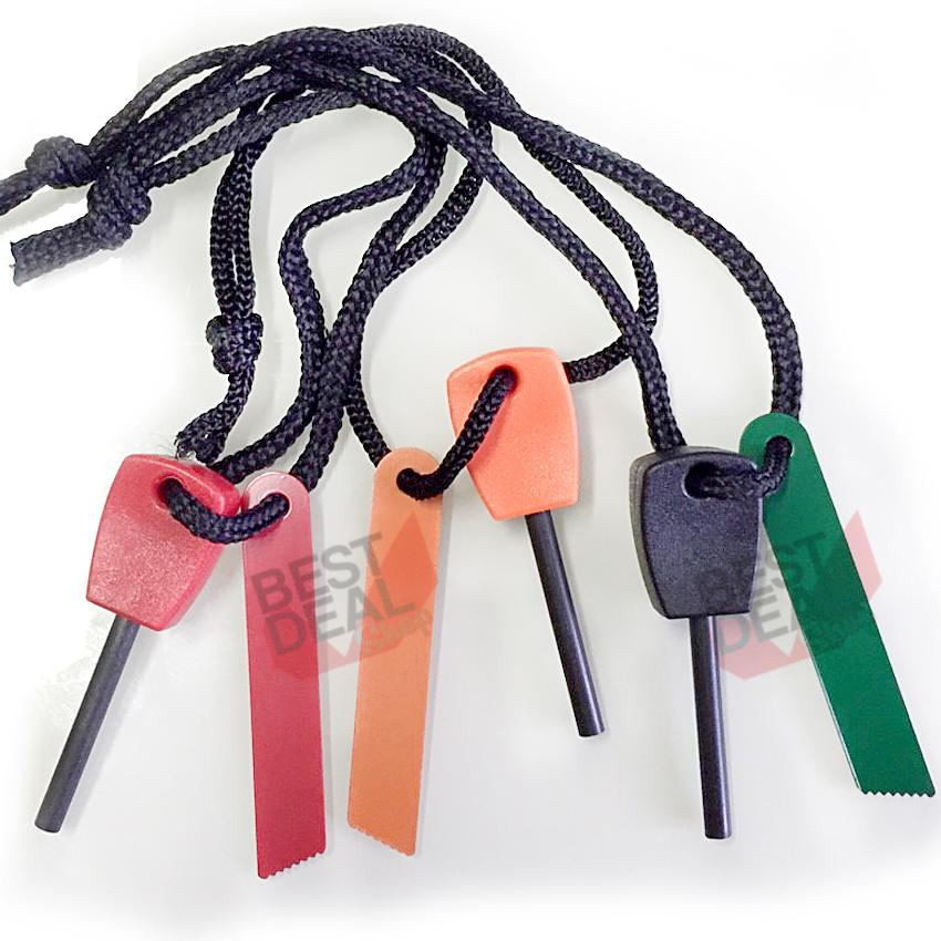 Mini Flint Striker Fire Starter แท่งจุดไฟ แท่ง magnesium รุ่น FS-Green ...