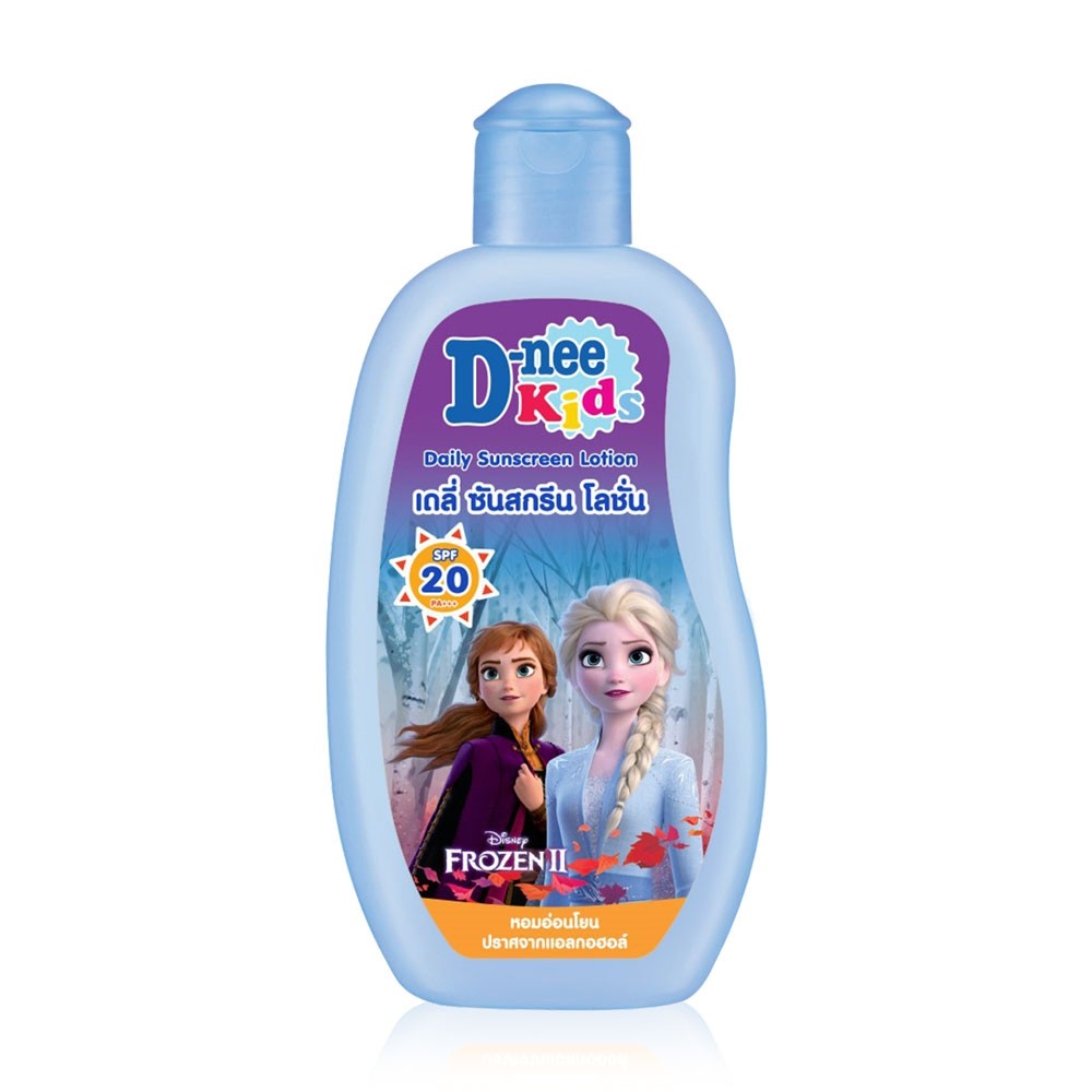 D-nee Kids Swim Play Sunscreen Lotion SPF50PA Frozen Edition 150ml ...