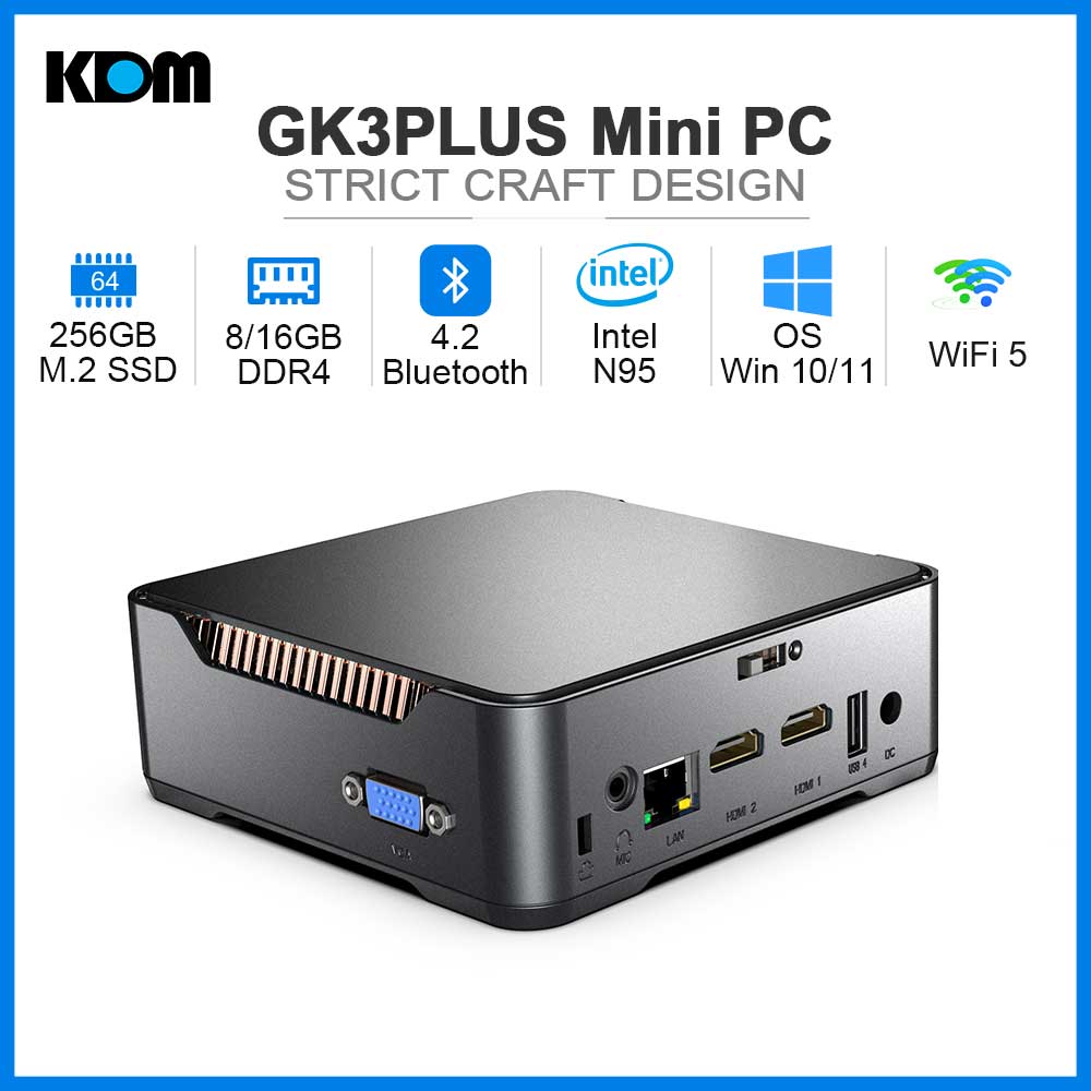 ใหม่ GK3Plus Mini PC CPU Alder-N Lake N100 Quad-Core WiFi 2.4G/5G ...