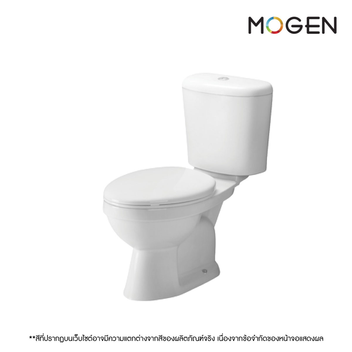 MOGEN MT44 โถสุขภัณฑ์สองชิ้น (ฝา Slow Close) สีขาว - MOGEN-THAILAND ...