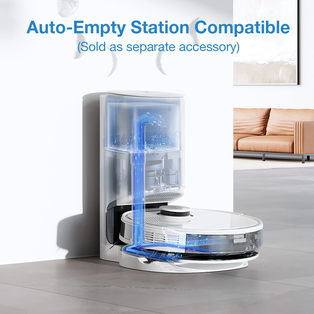 ECOVACS DEEBOT N8 PRO หุ่นยนต์ดูดฝุ่น 2 in 1 หุ่นยนต์ดูดฝุ่น ถูพื้น ...