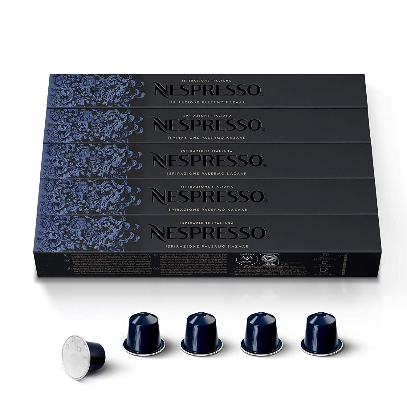 Nespresso Palermo KAZAAR Intense Ground Coffee Capsule เนสเพรสโซ กาซาร์ ...