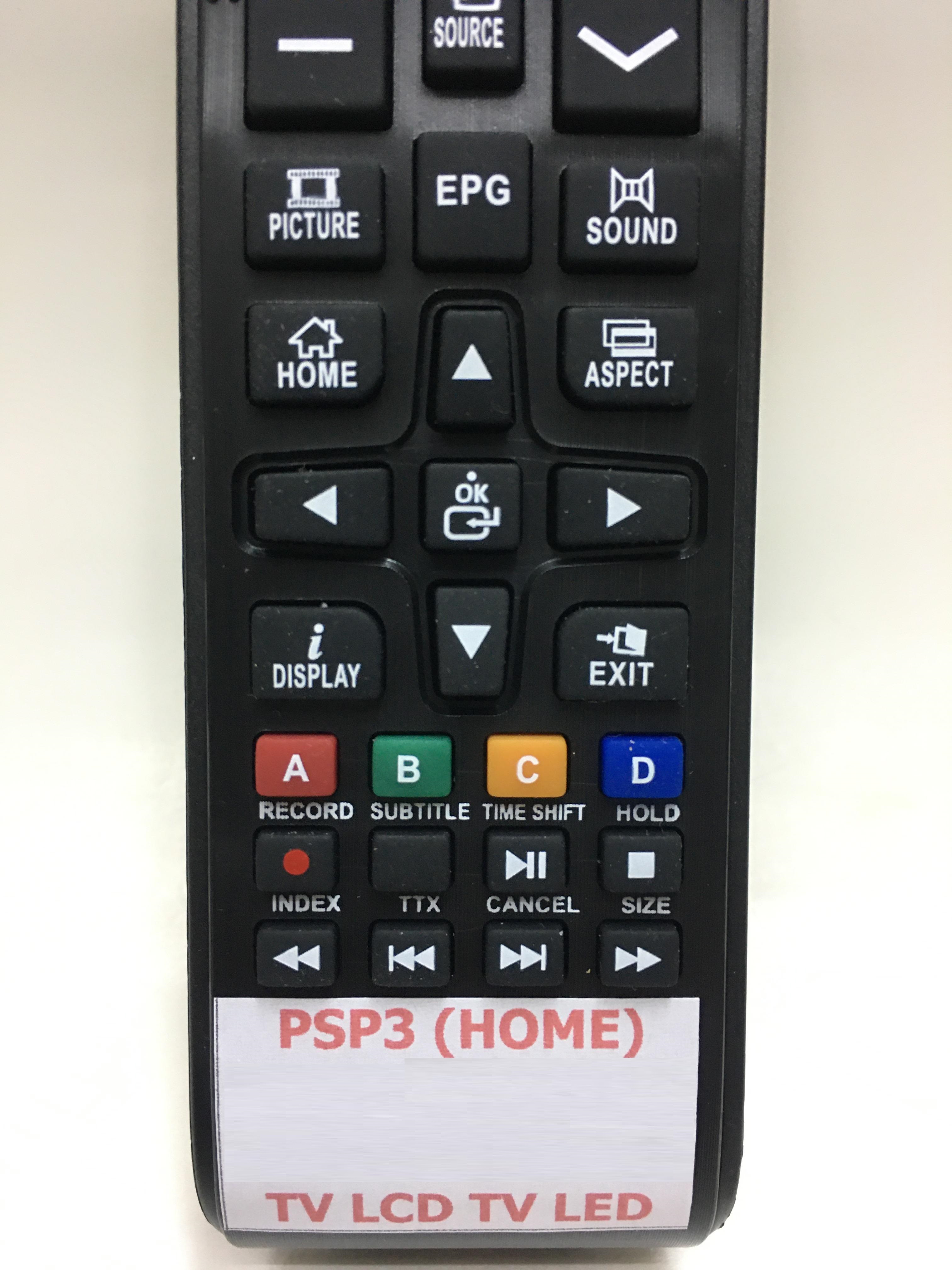 รีโมททีวี Werth รุ่น PSP3 (ปุ่ม Home) - Remote Control Shop - ThaiPick