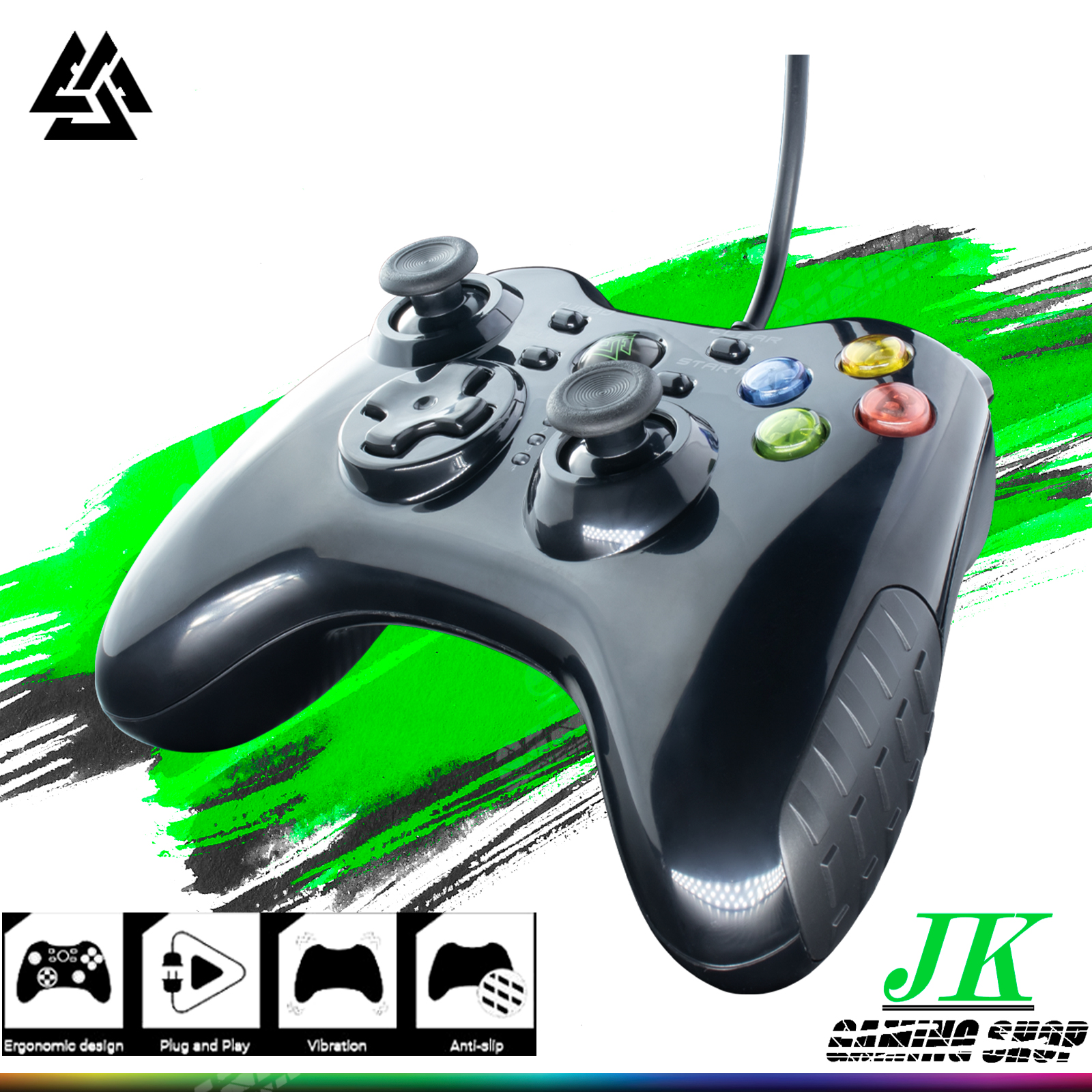 จอยเกมส์ EGA TYPE-J1 JOY CONTROLLER จอย USB PC X-INPUT ประกันศูนย์ 2 ปี ...