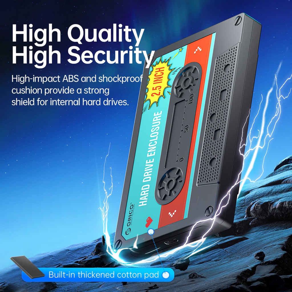 ORICO 2.5 HDD Enclosure SATA to USB 3.0 External Hard Drive Case 5Gbps ...