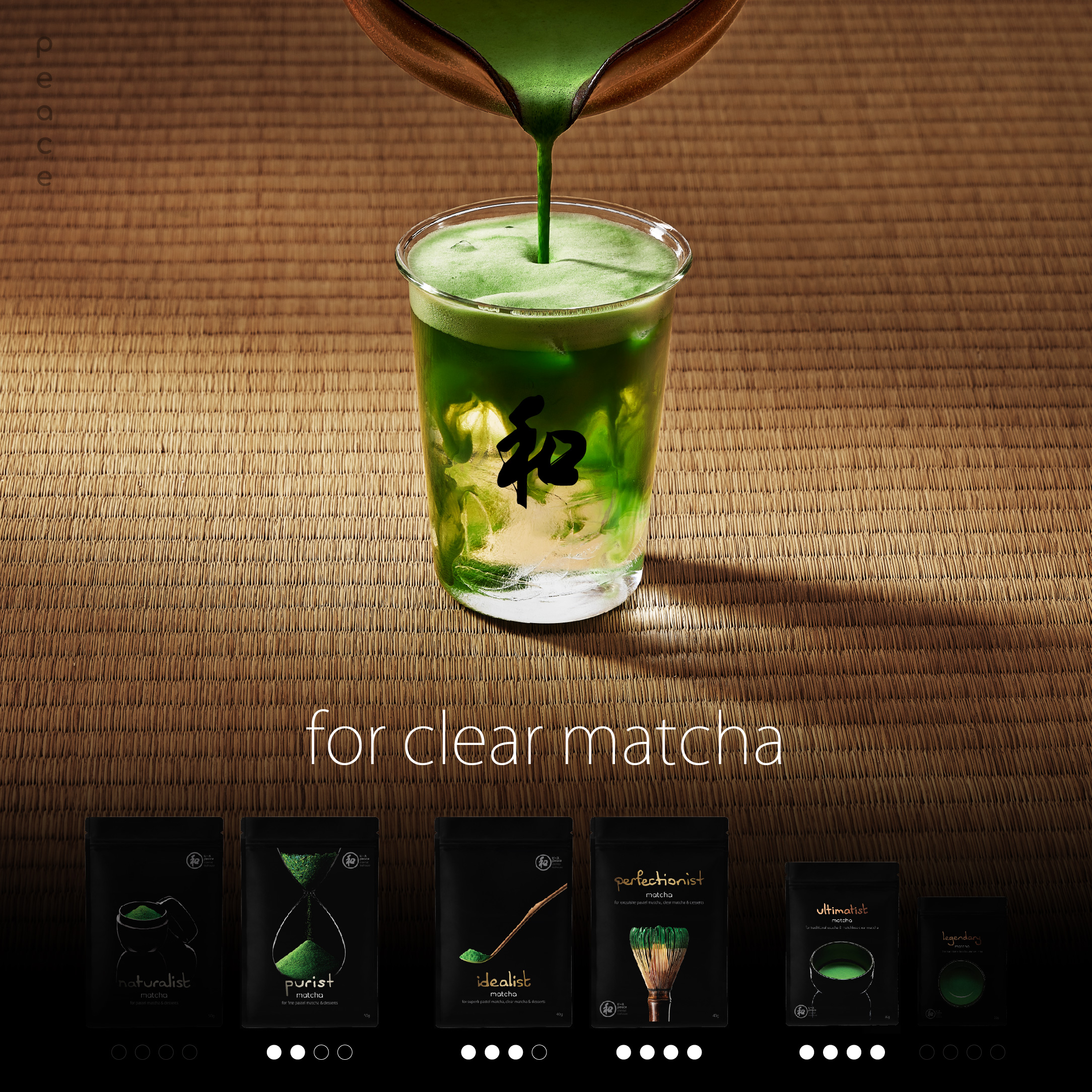 Peace 和 ผงมัทฉะ เกรด Perfectionist matcha 35g - peaceteahouse - ThaiPick