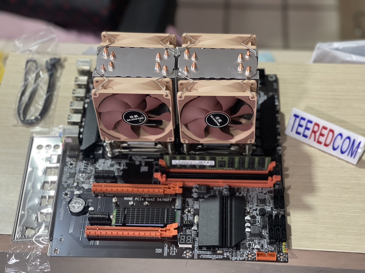 ชุด Mb x99 Dual M.2 x2 cpu intel Xeon E5 2683v4 dual 32c64t 2.1-3.0ghz ...