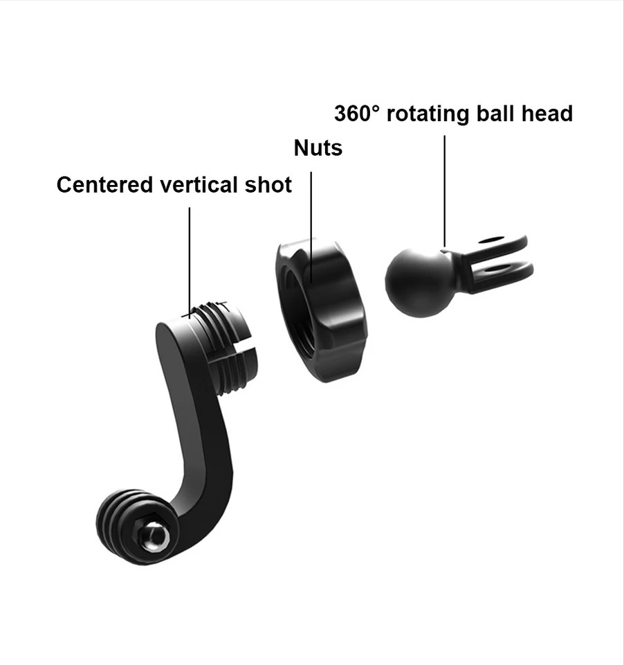 Universal 360 Degree Vertical Bracket Adapter For GoPro 1110987 ...