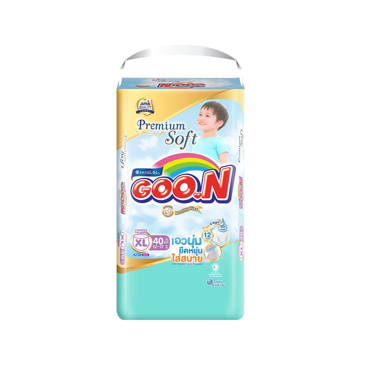 Goon Premium กูนน์ พรีเมี่ยม มัมมี่คิส ผ้าอ้อมเด็กแบบกางเกง S60ชิ้น ...
