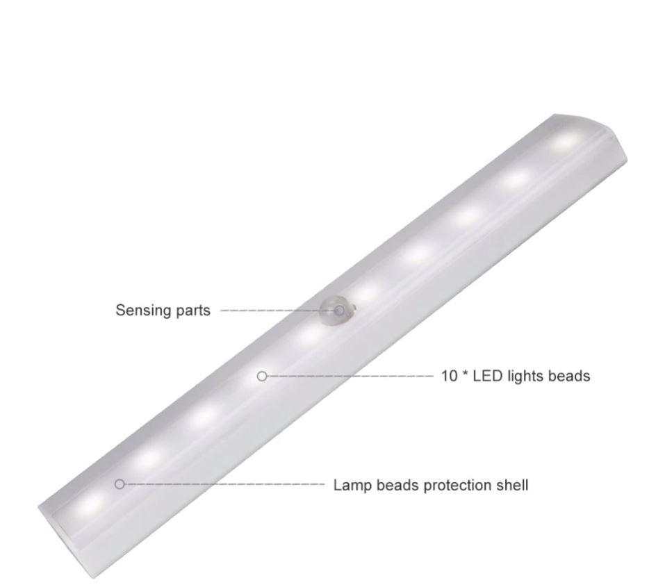 Nataku PIR motion sensor tube 10LED ไฟเซนเซอร์จับความเคลื่อนไหวหลอดไฟ ...