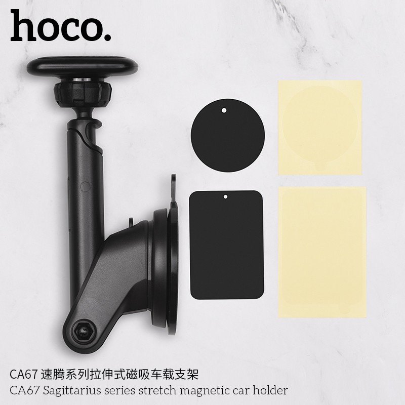 Hoco CA67 Car Holder แม่เหล็กติดแน่น ปรับยืด-หด หมุนได้ 360 ํ | Lazada ...