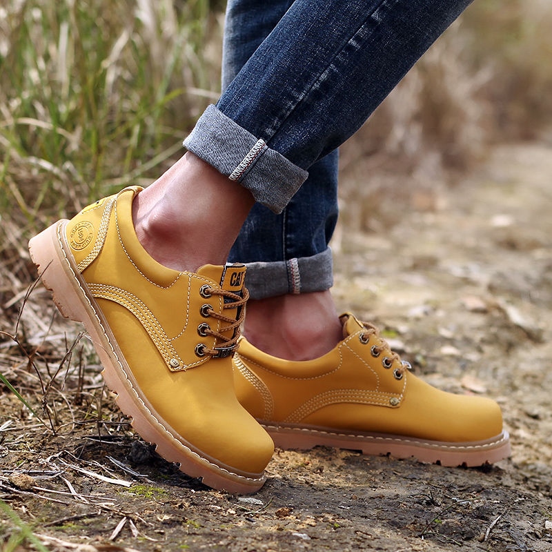 ใหม่ CAT Carter หนังแท้ low-top รองเท้าบุรุษและสตรีคู่รองเท้ารองเท้า ...