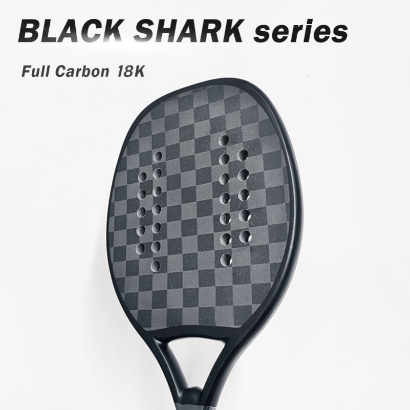 Hoowan Blackshark Racket Beach Tennis Carbon 3K 12K 18K Professional ...