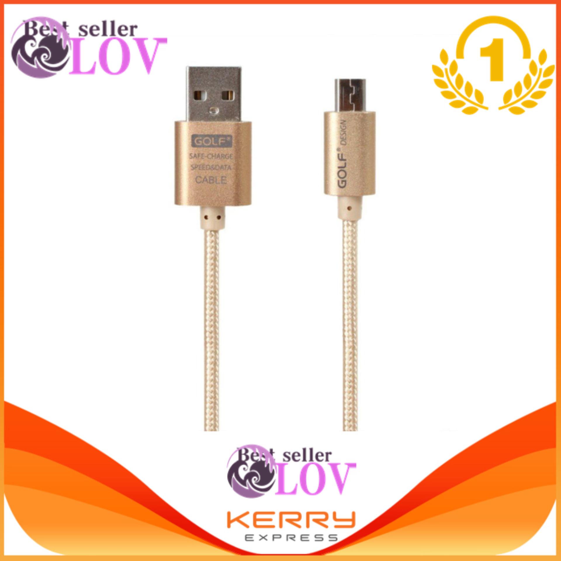 Golf Metal Quick Charge & Data Cable สายชาร์จ Micro USB สำหรับ Samsung ...