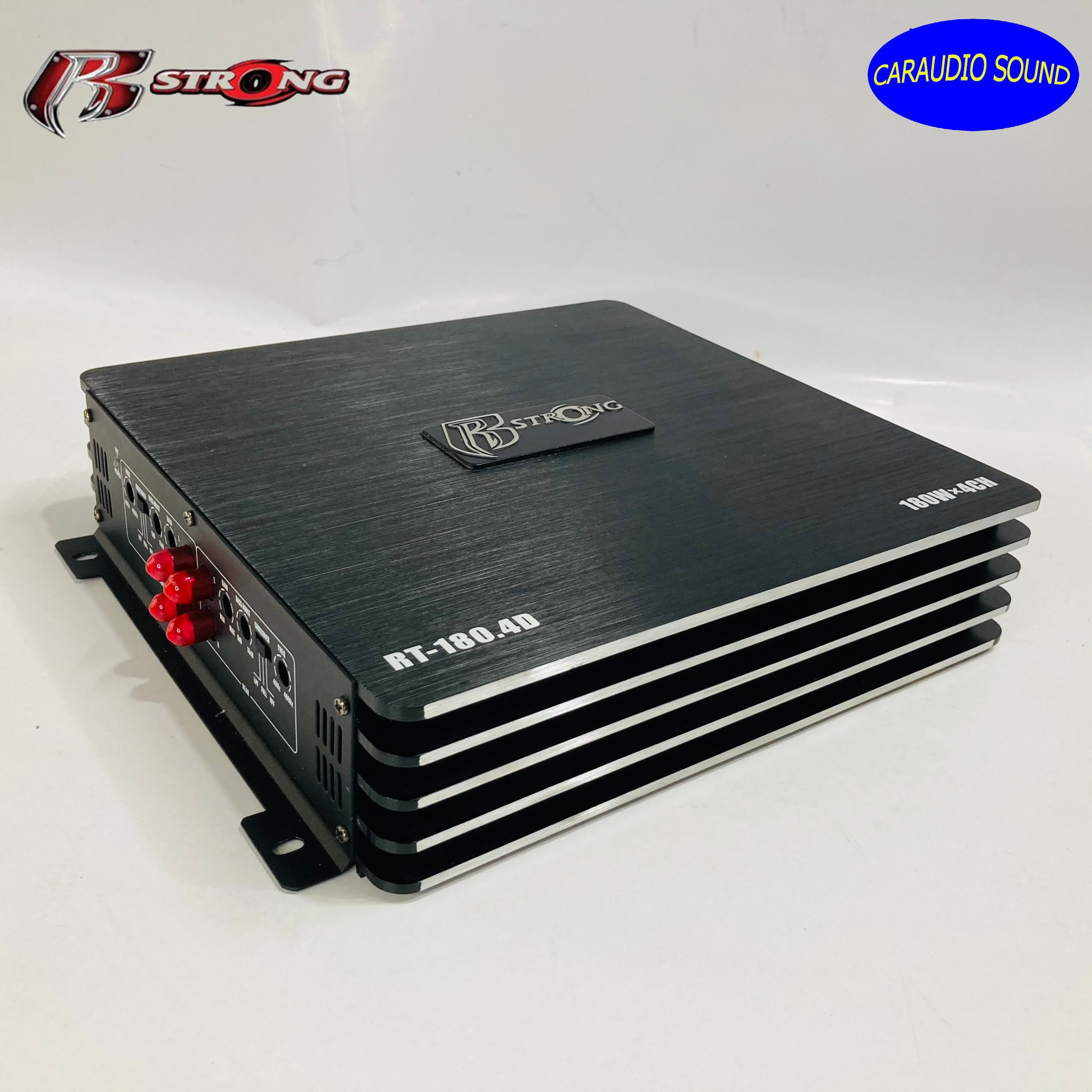 แรงสุดๆ เบสหนักๆ" R-STRONG รุ่น RT-180.4D เพาเวอร์แอมป์ CLASS D 4 CH 180x4W คลาสดี4ชาแนล ซิงค์ดำ ...