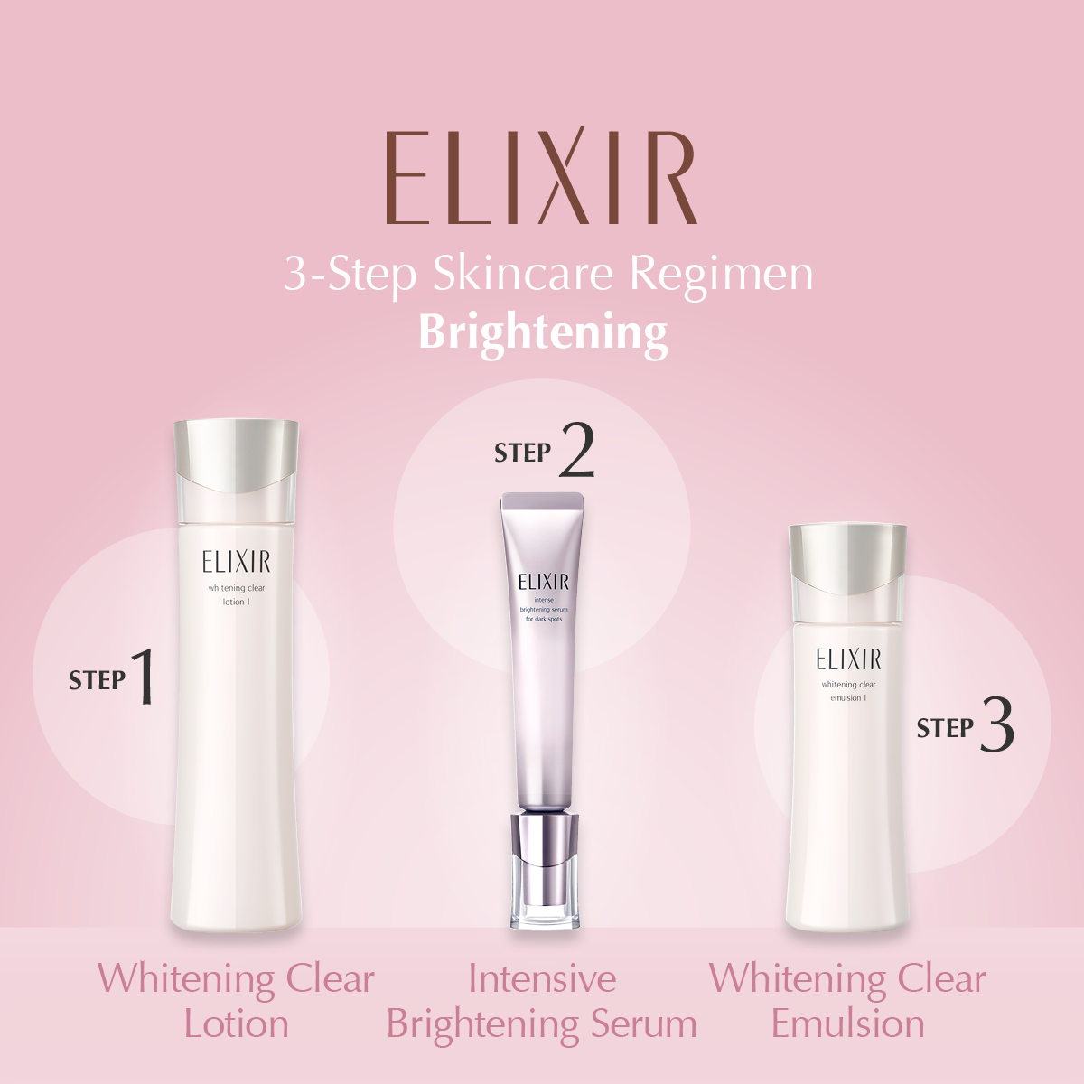 อิลิคเซอร์ เซ็ตโลชั่นและอิมัลชั่นเพื่อผิวกระจ่างใส ชุ่มชื่น [ผิวผสม-มัน] - Elixir - ThaiPick