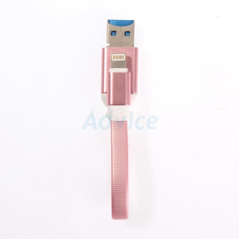 Cable USB Flash Drive and Charger for iphone 'MAGIC' Pink (( CABLE ...