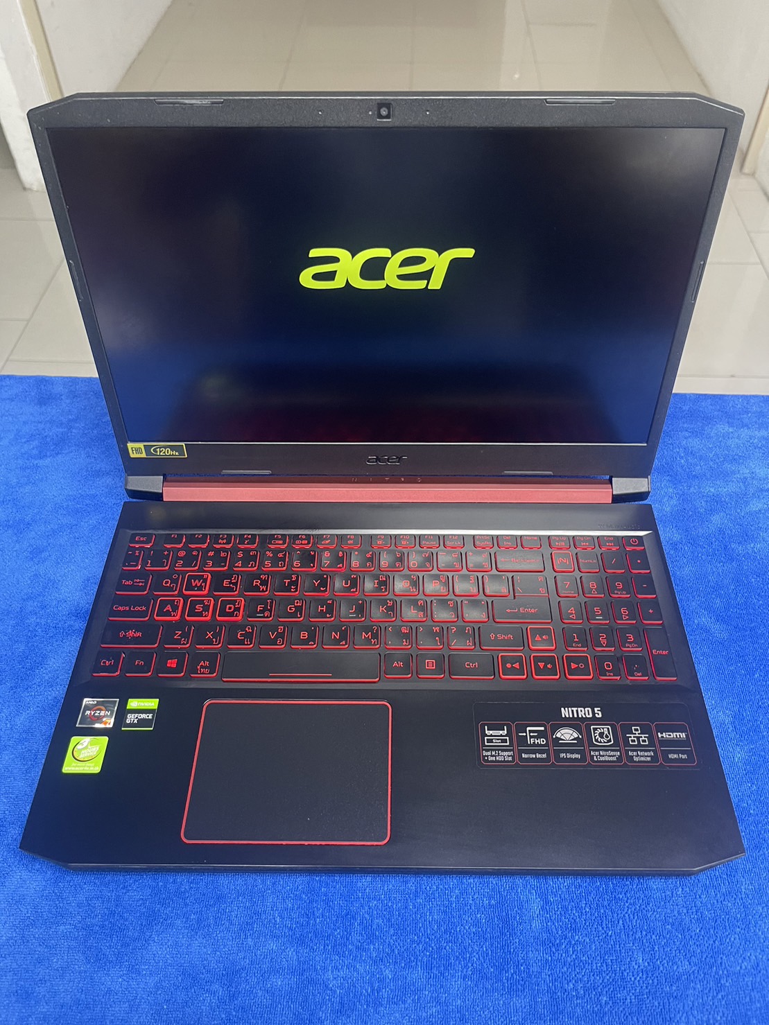Acer Nitro 5 AN515-43-R0T3 AMD Ryzen 7 3750H 2.30 GHz RAM 16 GB M.2 512 ...