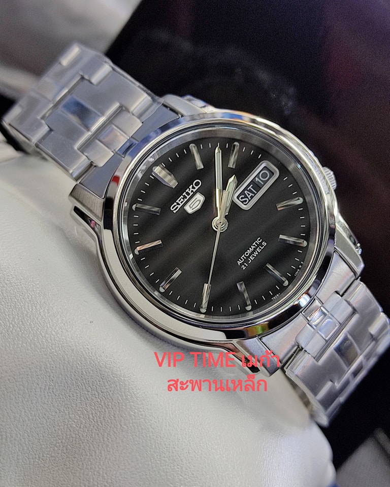 นาฬิกา SEIKO 5 AUTOMATIC เรือนเงิน รุ่น SNKK65K1 SNKK65K SNKK65 ...