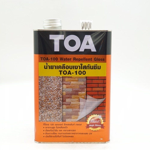 TOA น้ำยาเคลือบเงาใสกันซึม 1/4GL |กระป๋อง| TTR Store | Lazada.co.th