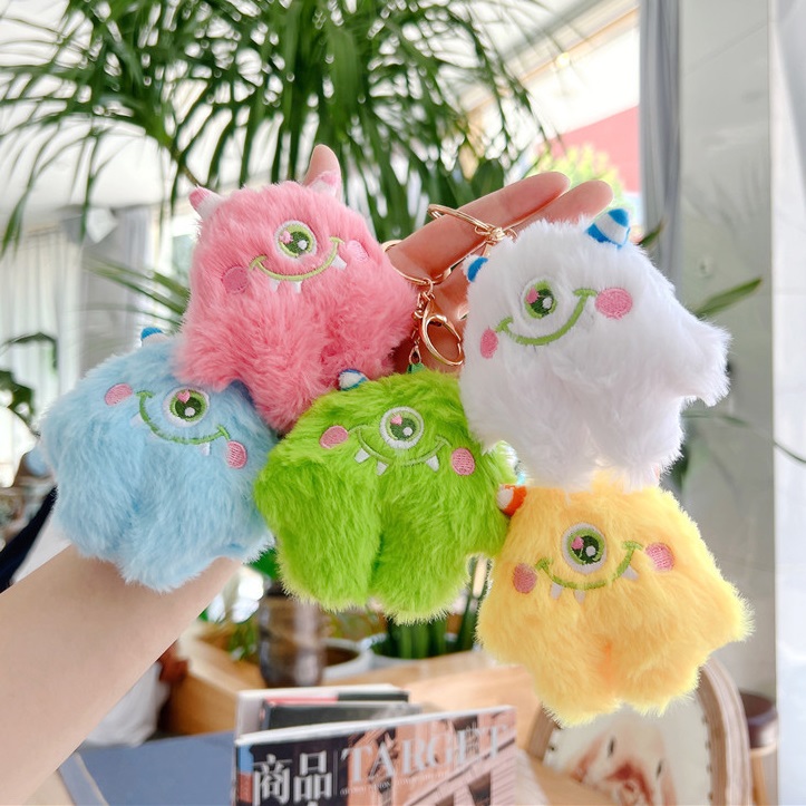 พวงกุญแจตุ๊กตามอนสเตอร์ห้อยกระเป๋า มีสินค้าพร้อมส่ง สัตว์ประหลาดตาเดียว ...