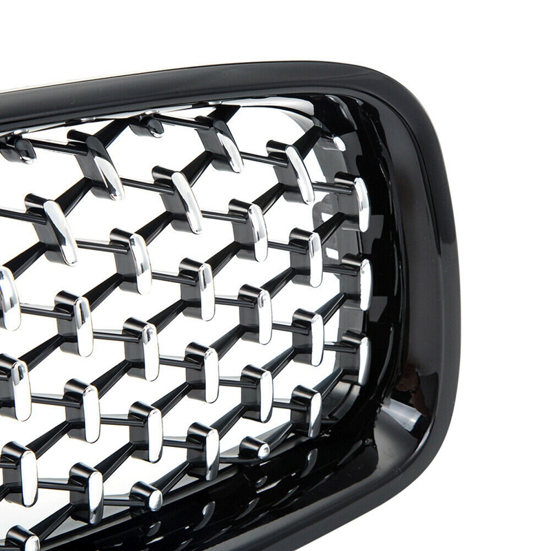 1Pair Car Mesh Front Bumper Kidney Grille Grill Fit For-BMW F30/31 2012 ...