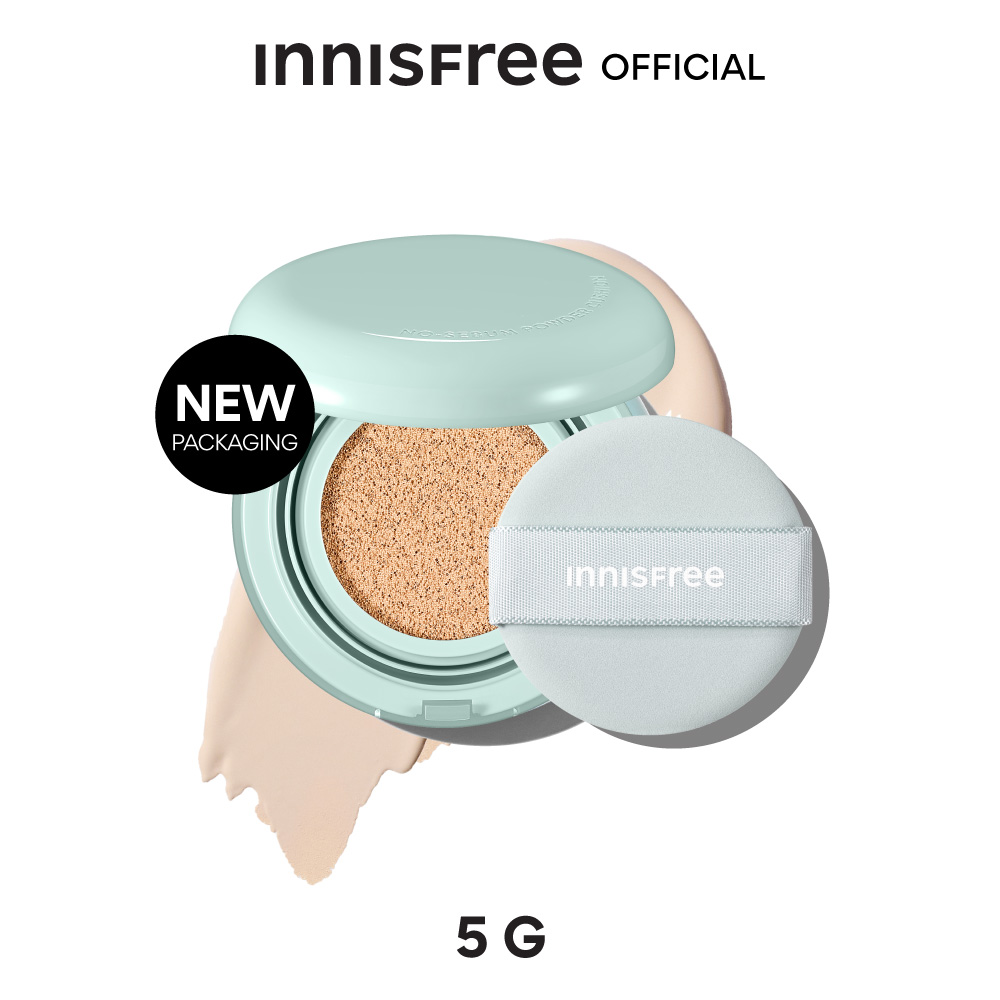 (เฉพาะวันที่ 26 ธ.ค. 66 - 7 ม.ค. 67) Innisfree No sebum powder cushion ...