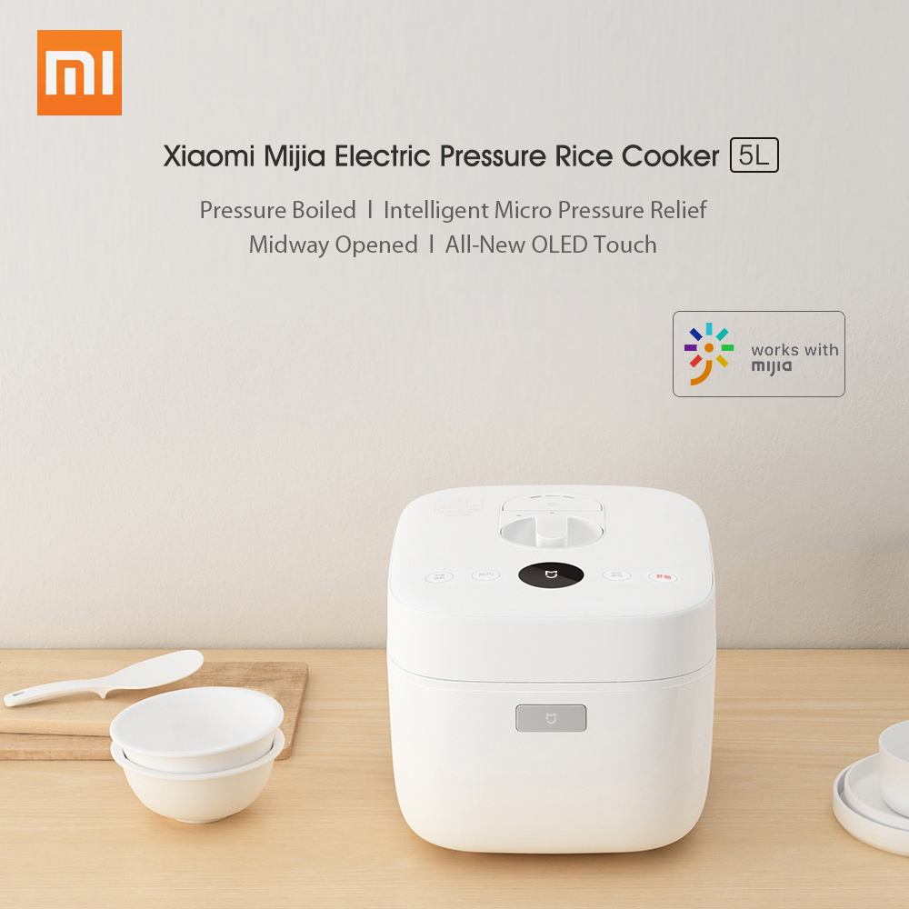 【สต๊อก กทม 3 วันถึง 】Xiaomi Mijia Electric Rice Cooker 5L Smart Cast ...