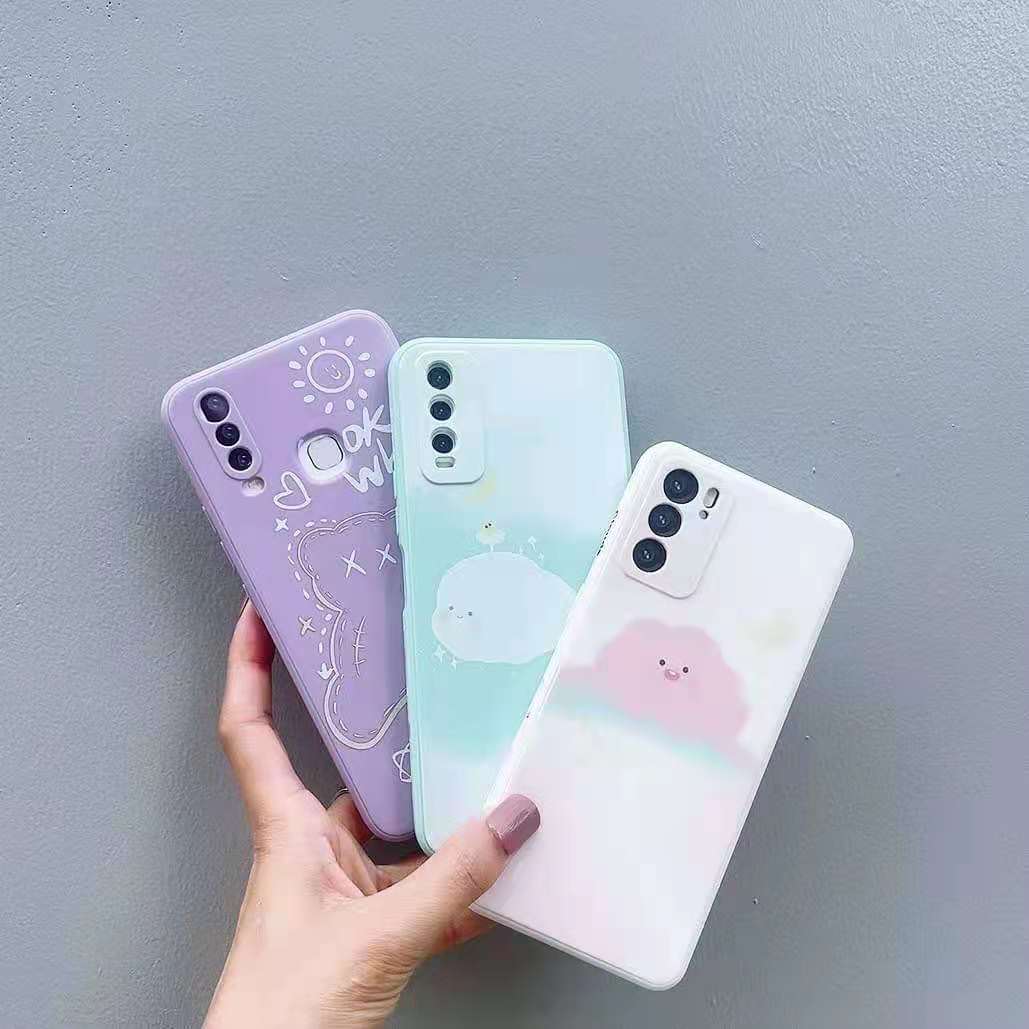 เคสออปโป้ A16 เคสซิลิโคนกำมะหยี่ลายการ์ตูนสกรีนใหม่ OPPO A55 A37 A53 ...