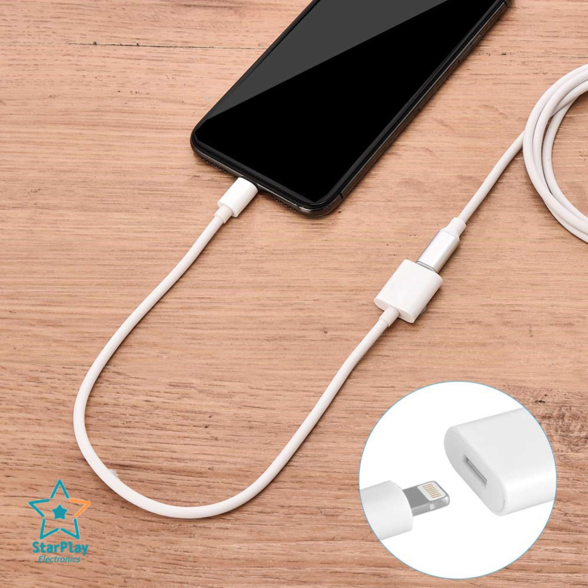 StarPlay 2 Pack Lightning to Lightning Extender Cable Lightning ...