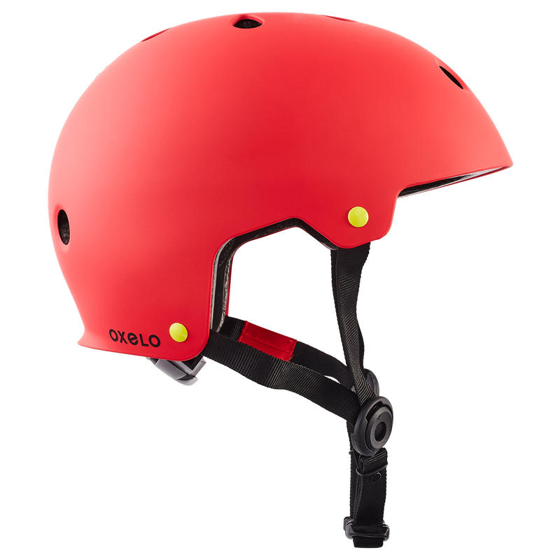 OXELO Skating Skateboarding And Scootering Helmet Play 7 - Red ...