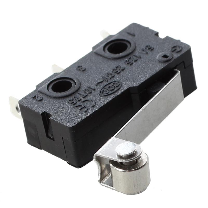 5 Pcs Micro Limit Switch Roller Arm Subminiature SPDT Snap Action ...