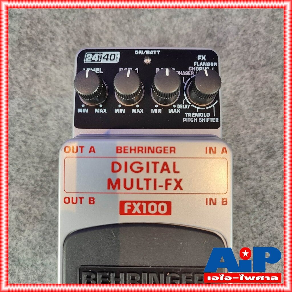 BEHRINGER FX100 เอฟเฟคกีต้าร์ Digital Multi-Effect Pedal FX-100 FX 100 ...