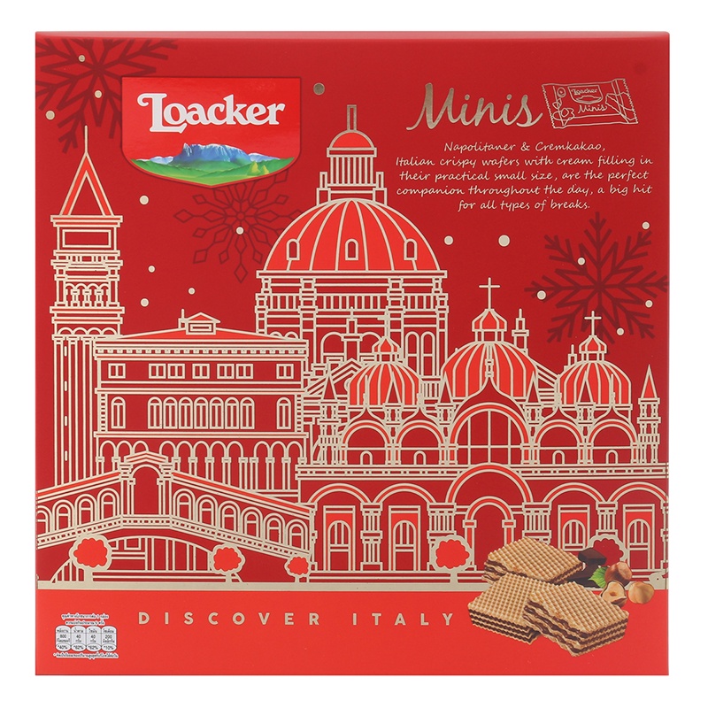 Loacker Italian Mini Square Gift Box ล็อคเกอร์ อิตาเลี่ยนสแควร์กิ๊ฟท์บ็ ...