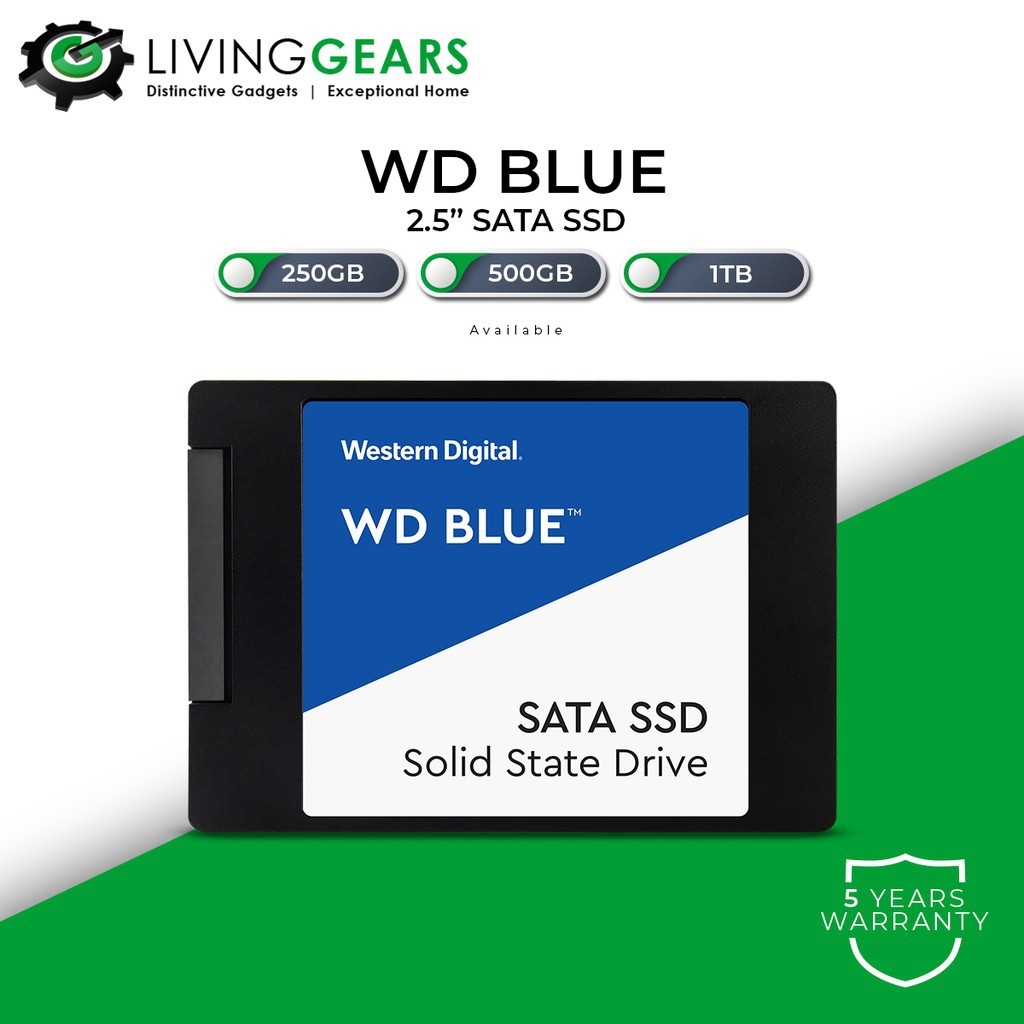 SSD ของใหม่ 1TB WD Western Digital Blue SATA ประกัน Synnex 5 ปี - PPzShop - ThaiPick