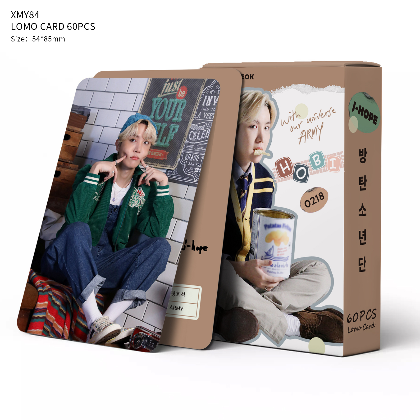 LOMO CARD BTS การ์ดโลโม่ บีทีเอส แบบ 2 ด้าน 60 ชิ้นกล่อง ภาพเต็มๆไม่มี ...
