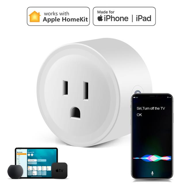 Apple Homekit And Tuya Smart Socket WiFi Electrical Outlets Plug 15A ...