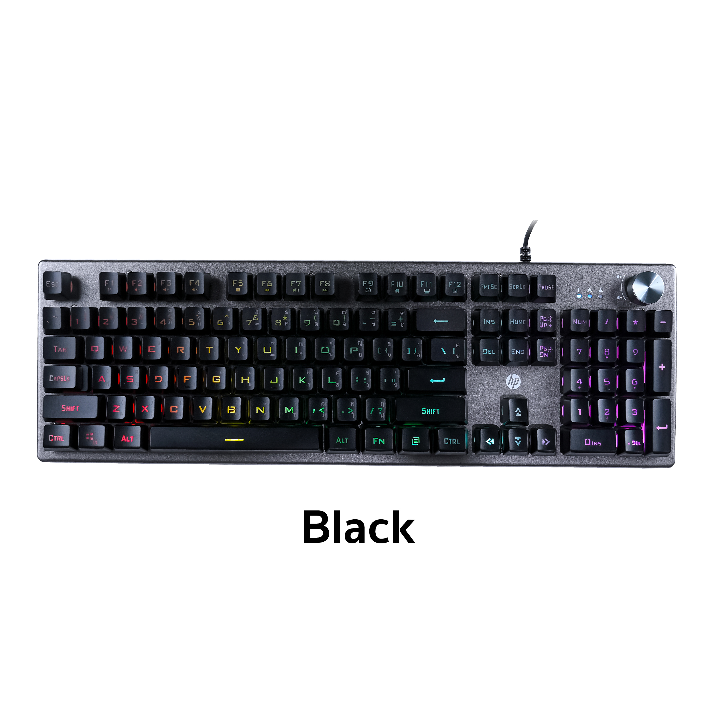 HP K500Y Gaming Keyboard Rubber Dome (TH) คีย์บอร์ดเกมมิ่ง (รับประกัน ...