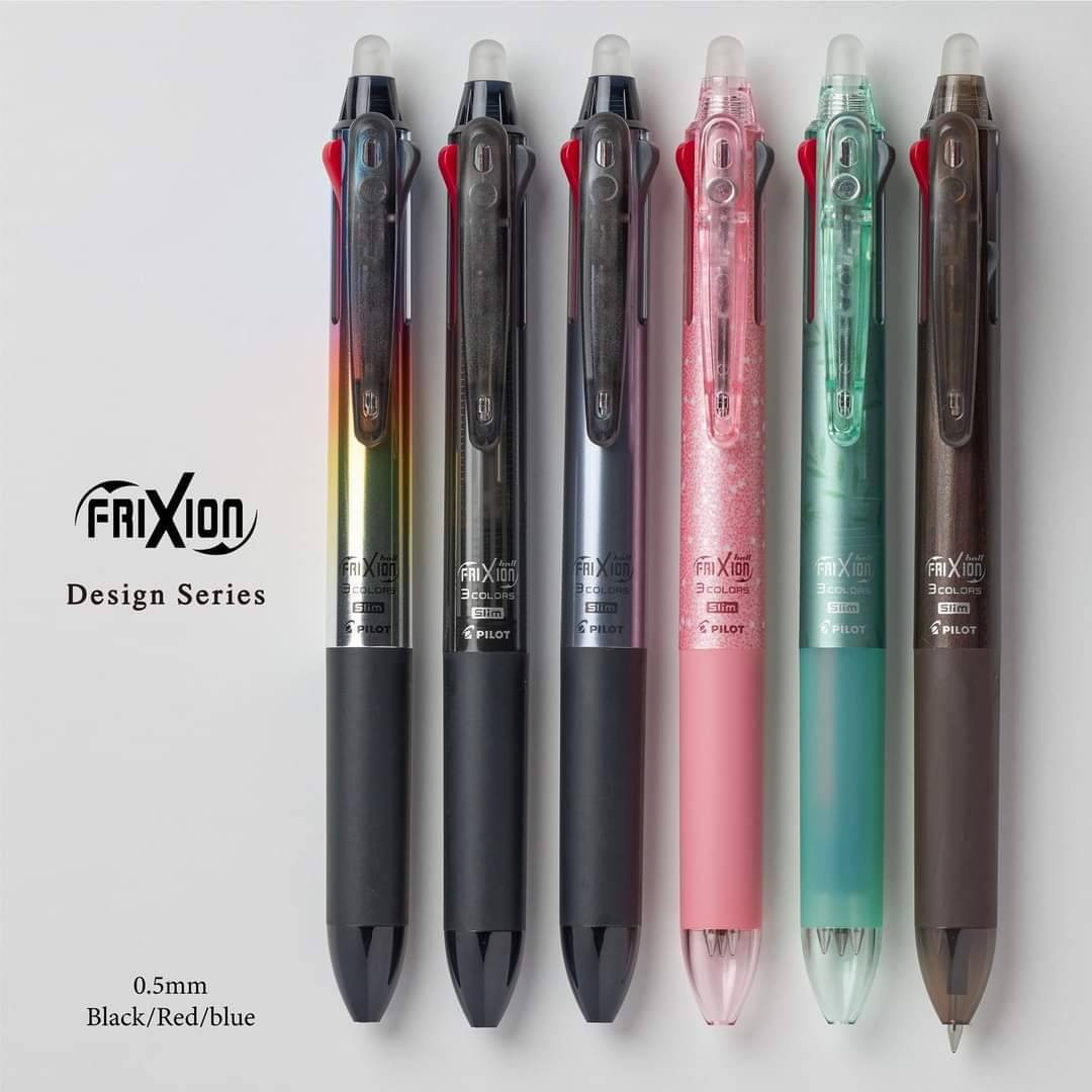 ปากกาลบได้ Pilot Frixion ขนาด 0.4 0.5 0.7 Made in Japan (น้ำเงินแดงดำ ...