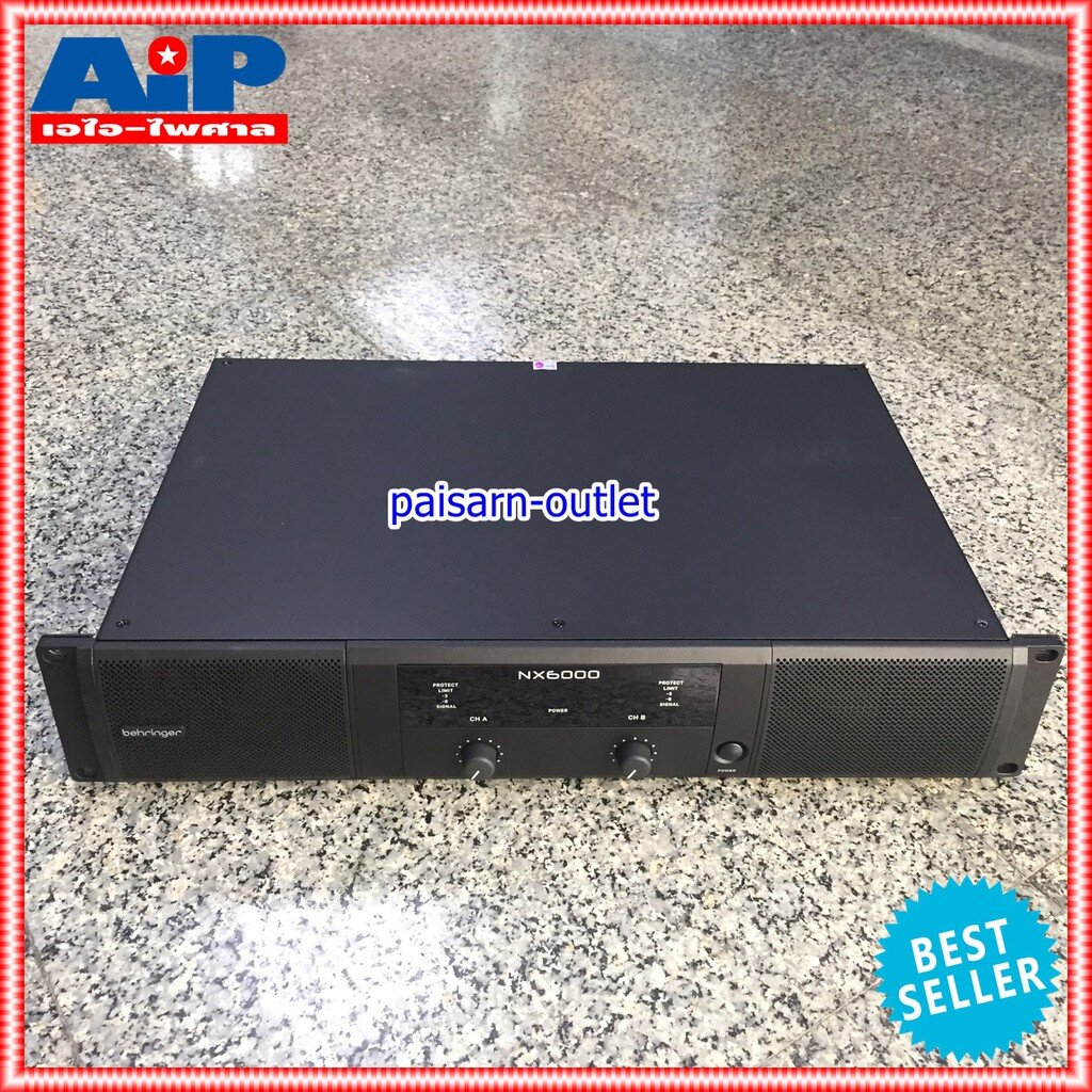 BEHRINGER NX-6000 POWERAMP ของแท้ NX6000 POWER AMP เพาเวอร์แอมป์ Class ...