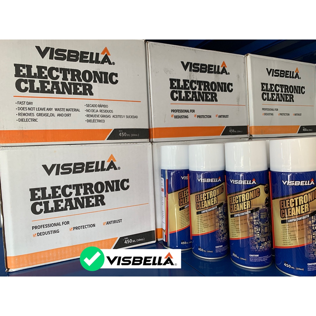 VISBELLA สเปรย์ทำความสะอาดแผงวงจร อุปกรณ์อิเล็กทรอนิกส์ Electronic Cleaner 450ml - Lifestyles ...
