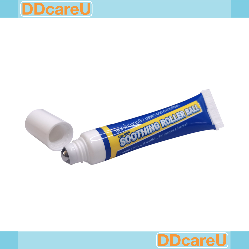 Cool Temp Soothing Roller Ball 5 ml ลูกกลิ้งนวดขมัม บรรเทาอาการปวดศีรษะ ...