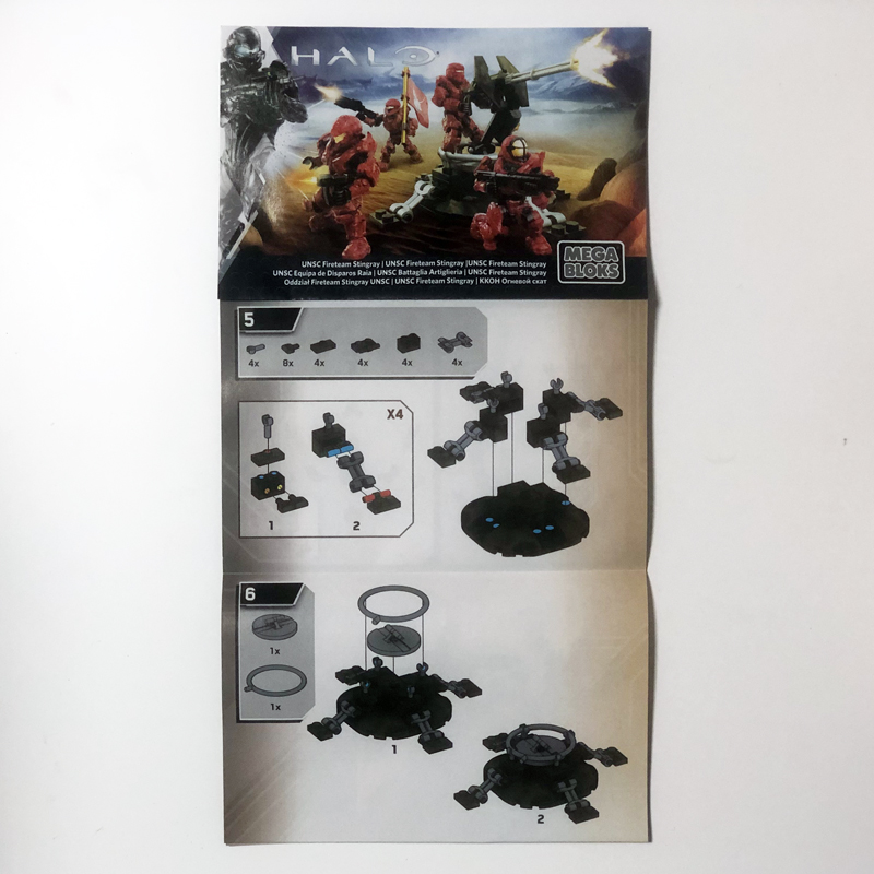 Mega Bloks Construx Halo DLB95 UNSC Fireteam Stingray Building Blocks ...