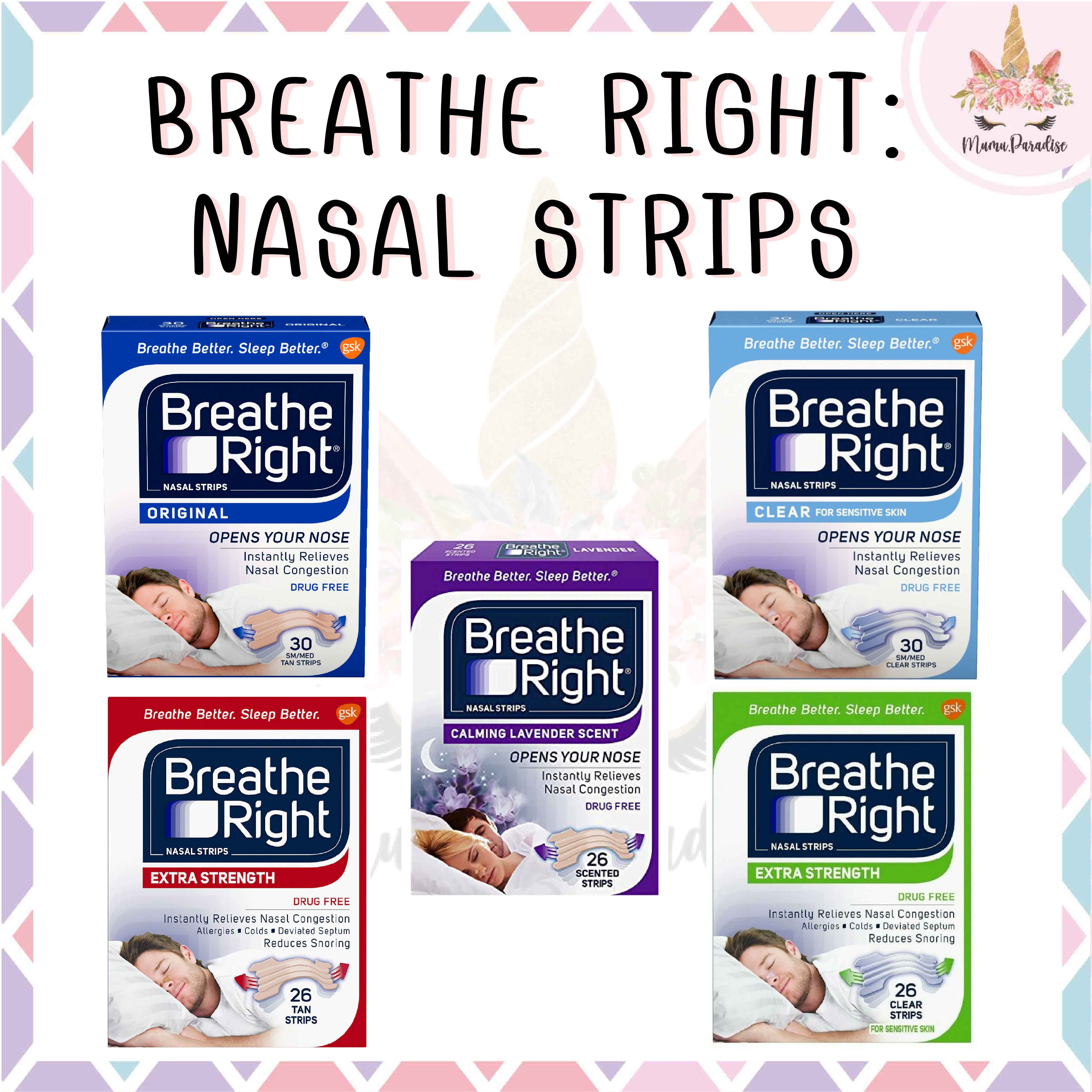 พร้อมส่งของแท้️ Breathe Right Nasal Strips Original Clear for sensitive ...