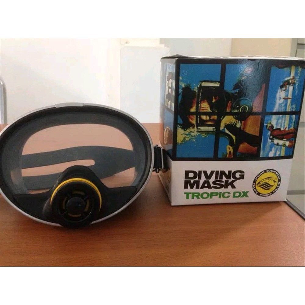 หน้ากากดำน้ำ Pacific Diving Mask รุ่น Tropic DX แบบมีจมูกหายใจออกได้ ...