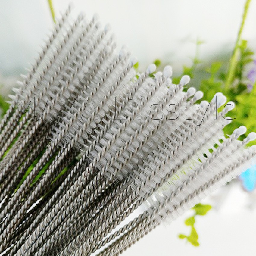 MAYA แปรงล้างหลอดดูด จุกนม ขนไนล่อน ไม่ทำให้เป็นรอย Stainless steel ...