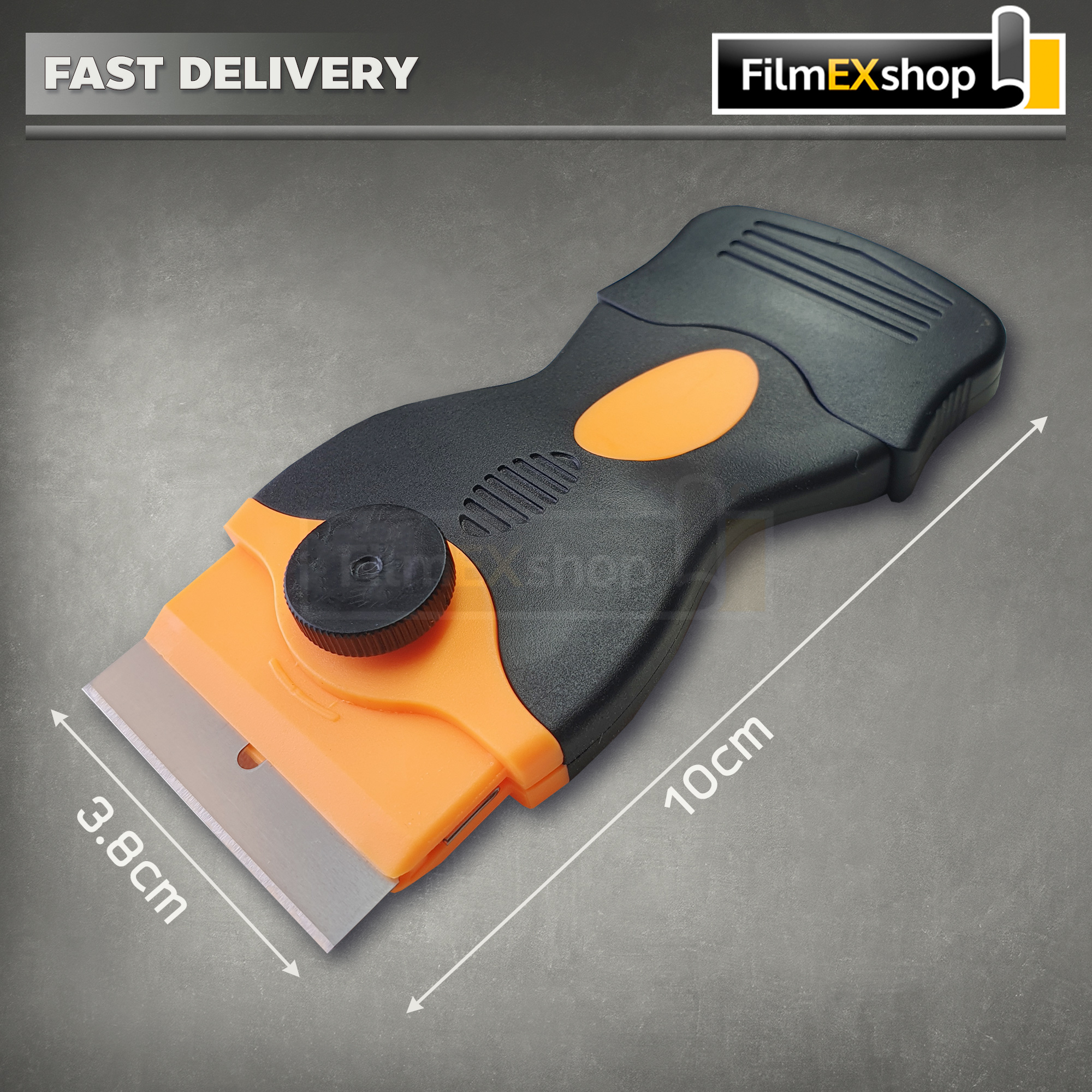 มีดขูดทำความสะอาดกระจก มีดขูดสี ลอกฟิล์ม คัตเตอร์ขูดสี เครื่องมือติดฟิล์ม Scraper SCR-27 ...