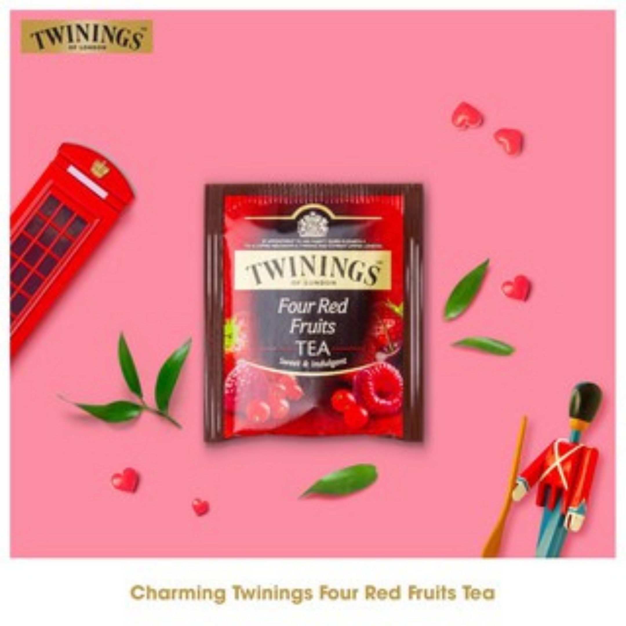 Twinings Four Red Fruits Flavoured Tea ทไวนิงส์ ชาแต่งกลิ่น โฟร์ เรด ...