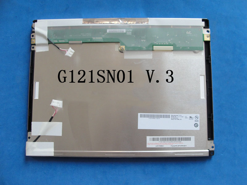 Original 12.1นิ้ว AUO G121SN01 V.3 800*600โคมไฟคู่ TFT LCD G121SN01 V3 ...